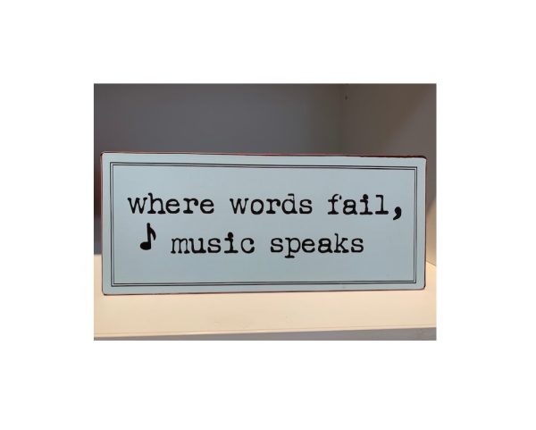 Where Words Fail, Music Speaks Wandbord Hans Christian Andersen - H.C ...